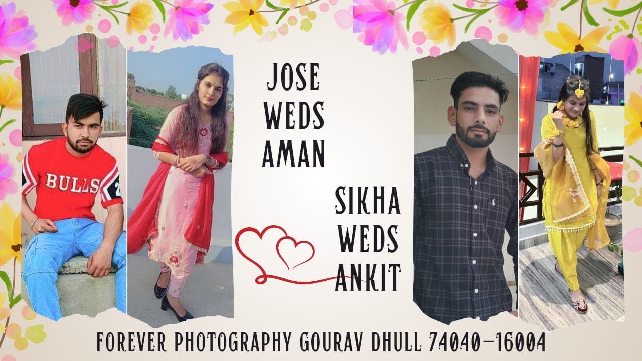 ‼️4k live‼️Sikha💞 Ankit ) Aman💞Jose ll Live Stream By Forever Photography M. 74040-16004