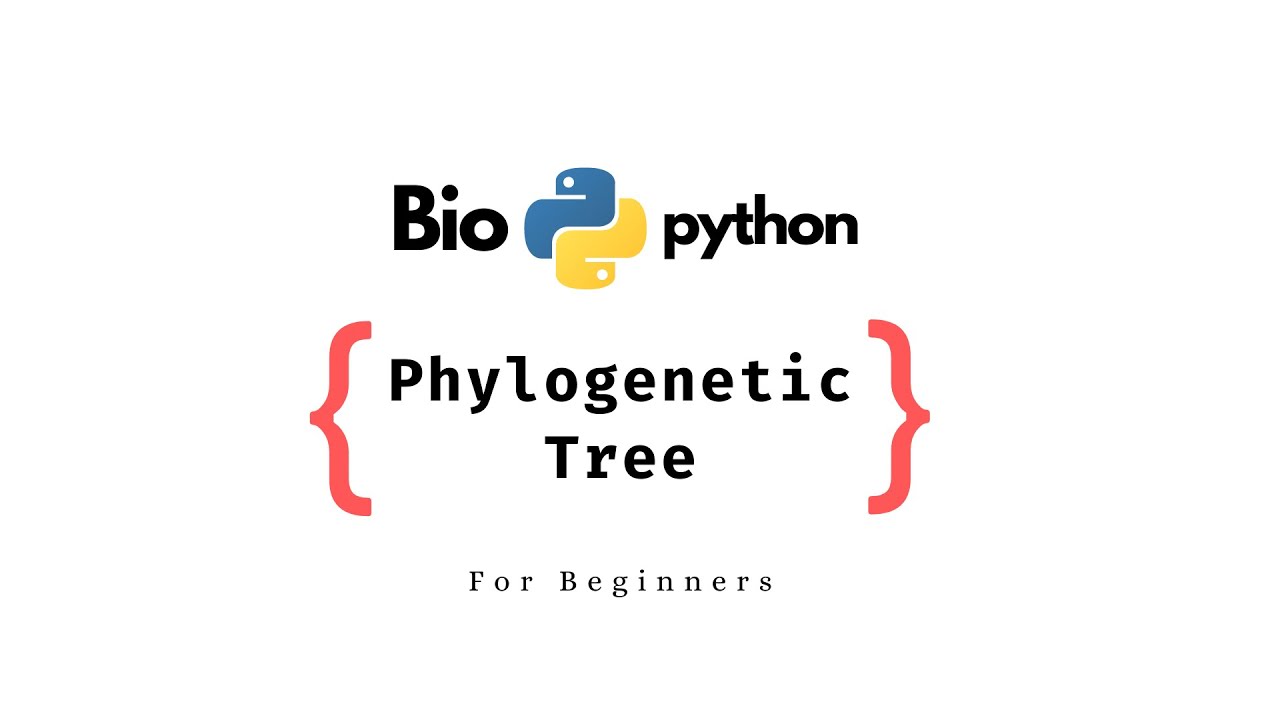 Drawing a Phylogenetic Tree using PYTHON | Biopython tutorial | Bioinformatics