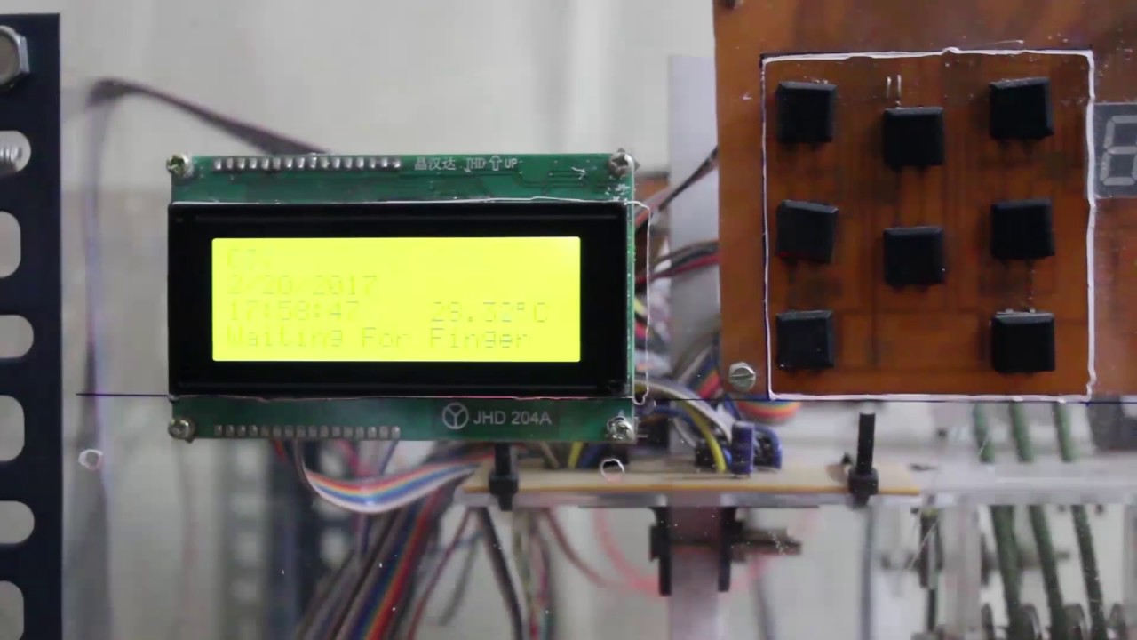 Homemade Microcontroller based elevator with fingerprint security and power failure protection
