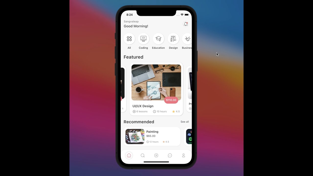 Online Course App - Flutter