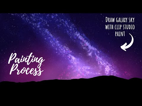 [Clip Studio Paint] Galaxy Painting Process ⭐