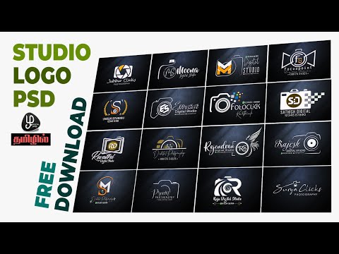 studio logo psd design free download photography studio logo psd