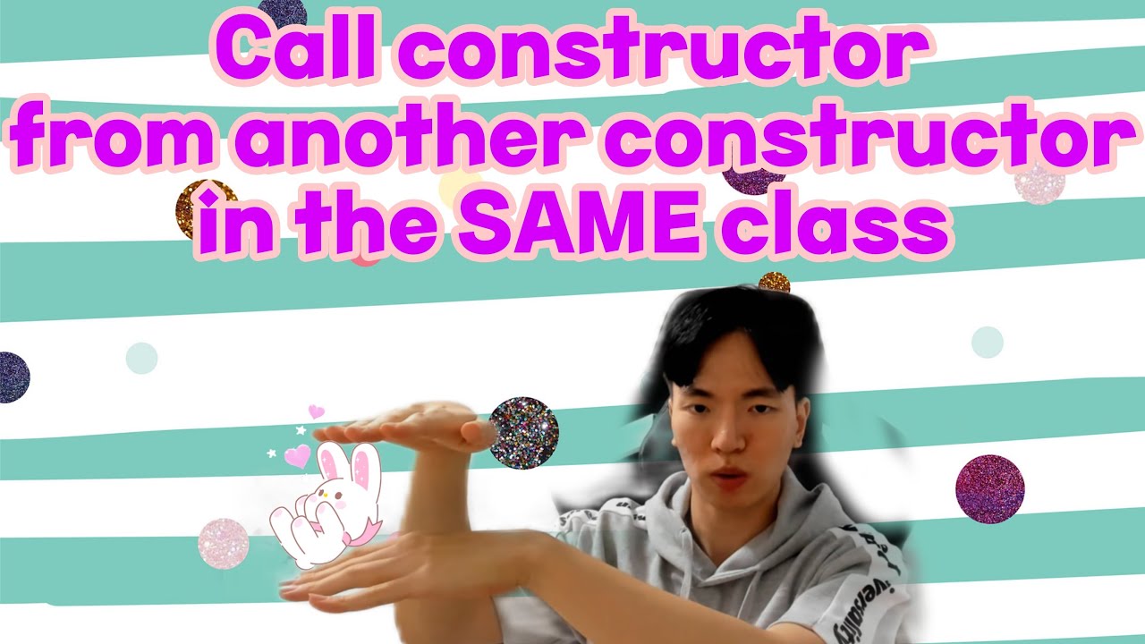 How to call a constructor from another constructor in the SAME class in Java