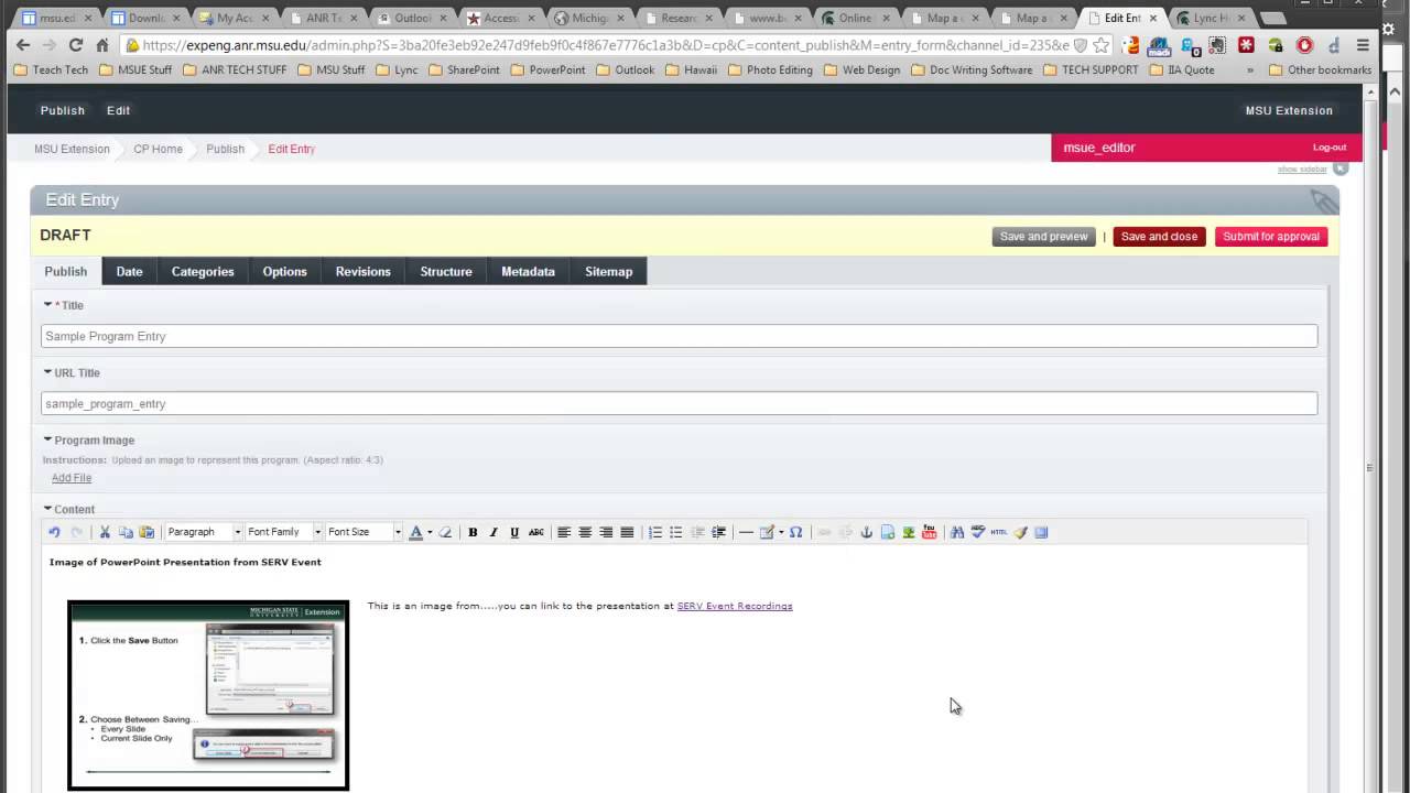 Using Expression Engine - Add a Hyperlink
