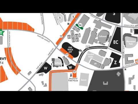 2013 Auburn Parking & Tailgating Map