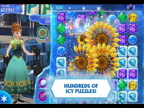 Disney Frozen Elsa Anna free Fall Puzzle For Free Android Game