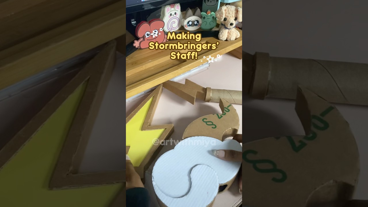 Making Stormbringers’ Staff!! 🌩️⚡️#cookierunkingdomfanart #diy #cosplay #crk #stormbringercookie