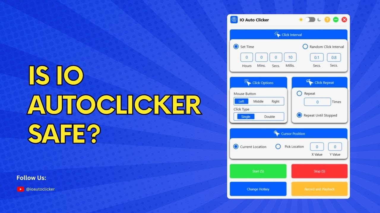 Is IO Auto Clicker safe? Tried & Tested