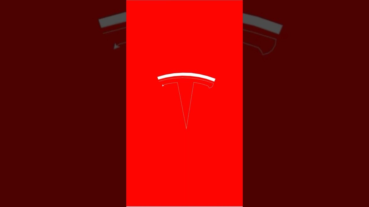 Tesla logo #python #turtlegraphics #py3