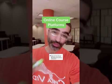 Platforms for online courses: Where to post your courses online with or without audience. #shorts