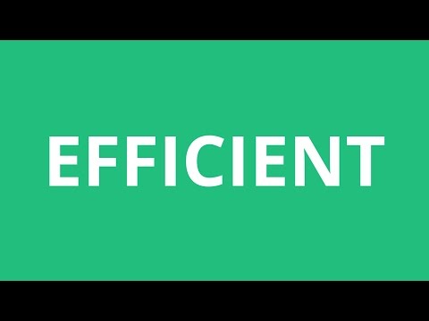 How To Pronounce Efficient - Pronunciation Academy