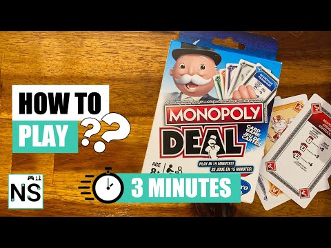How To Play Monopoly Deal in 3 Minutes (Monopoly + Card Game)