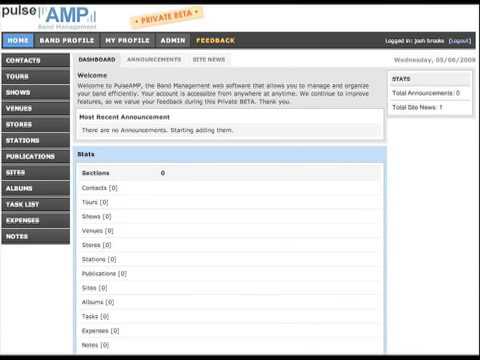 PulseAmp Band Management Software Overview