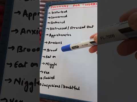 Synonyms for "Worried"#Avoid saying "I'm Worried"#viral#daily#english#learnenglish#vocabulary#shorts