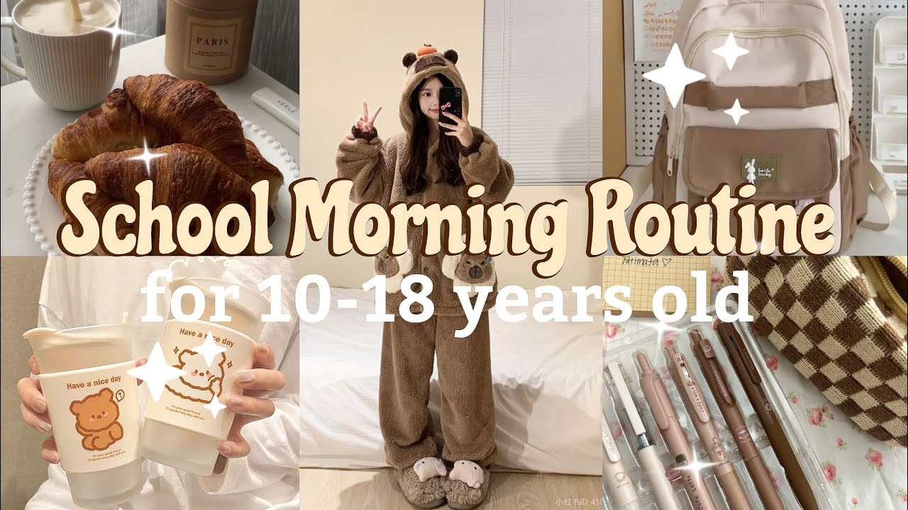  School Morning Routine for 10-18 yr olds 🌼 | Productive + Aesthetic Ultimate Guide