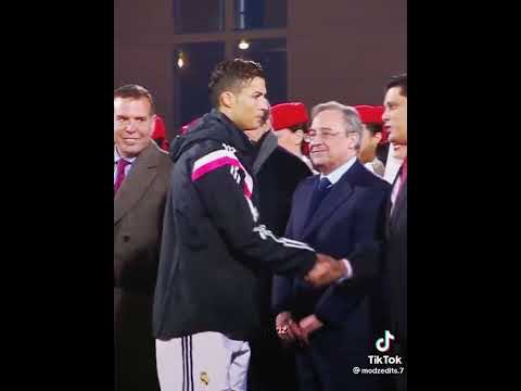 Ronaldo ignoring israel president