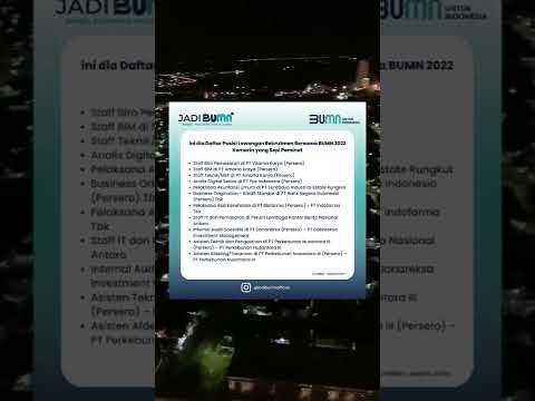 Ini dia Perusahaan BUMN yang sedikit peminat di Rekrutmen Bersama BUMN bulan Mei Lalu😱 - JadiBUMN