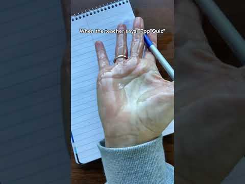 My sweat glands are SO dramatic! 💙💧 Dermadry for sweaty hands!
