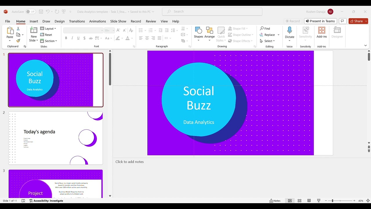 Accenture Data Analytics and Visualization presentation  Task 3 final