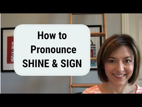 How to Pronounce SIGN and SHINE - American English Pronunciation Lesson