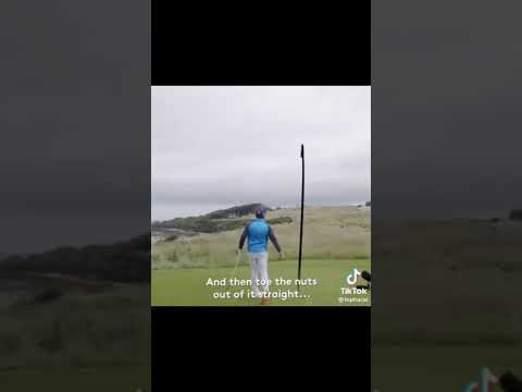 Tyrrell Hatton is hysterical 😂 He commentates his shot, wait til the end | toptracer