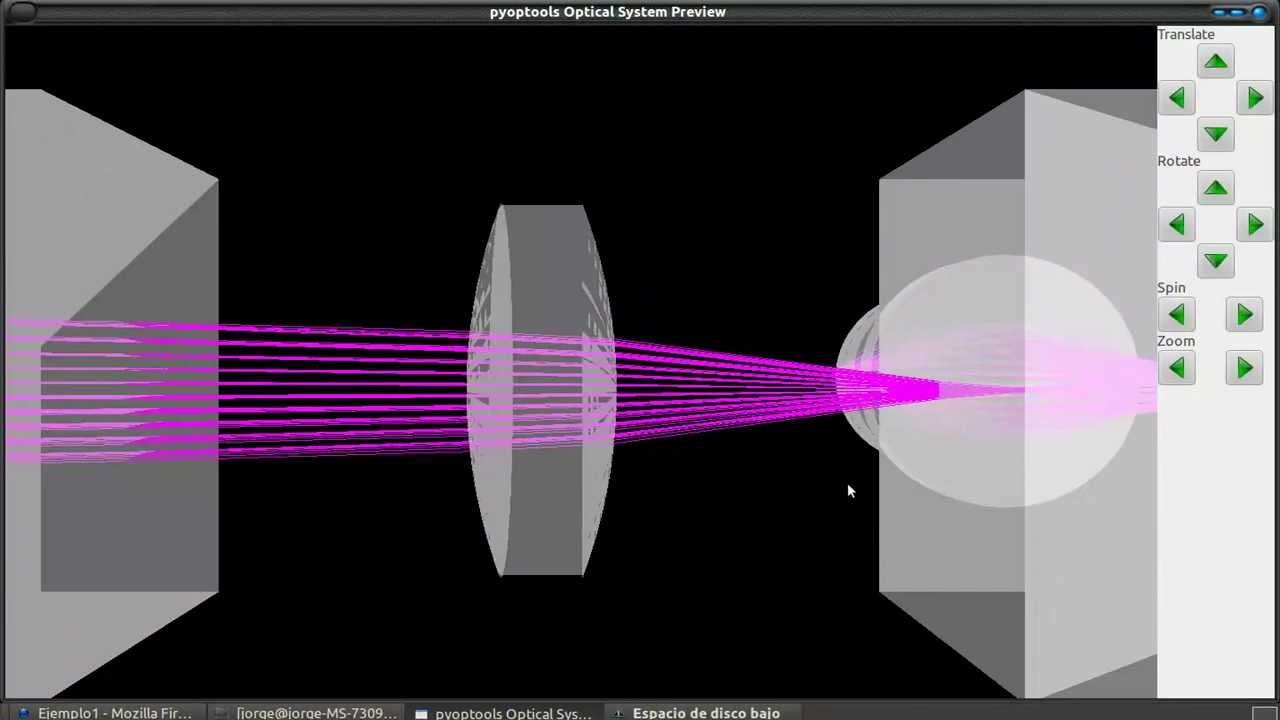 pyOpTools: Python tools for optical system simulation