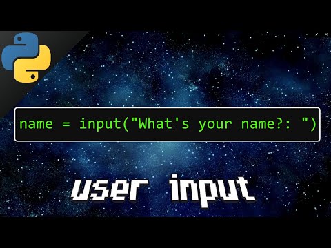 Python user input ⌨️