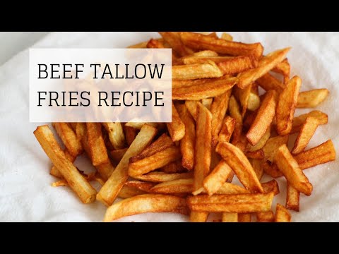 Beef Tallow Fries Recipe | HEALTHY & DELICIOUS | Bumblebee Apothecary