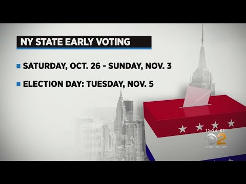 Officials Hold Early Voting Rally At Manhattan Park