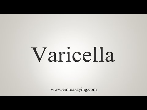 How To Say Varicella