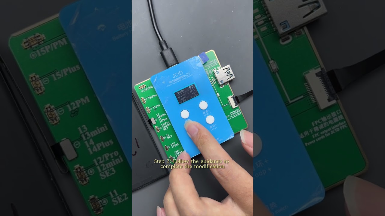 Fix iPhone Battery Health in 30 Seconds | JCID Q1 Quick Repair Board Tutorial #jcid #iphonebattery