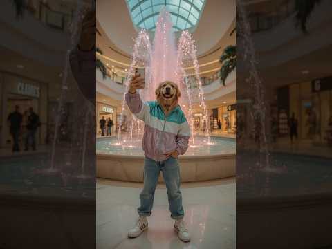 Drip Check: 90s Mall Dog Just Outstyled Everyone 🐶🛍️✨ #ytshorts #viralshorts #trendingshorts