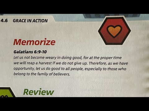 Galatians 6:9-10 NIV Song