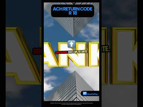 ACH Return Code R 18