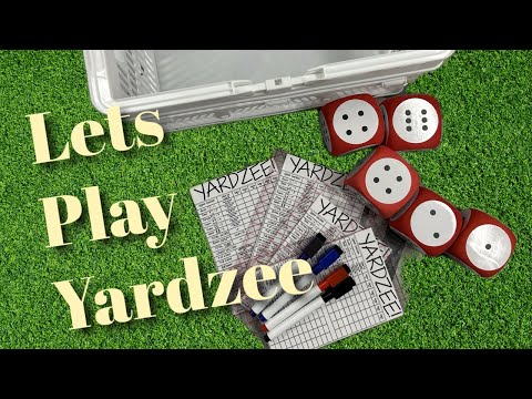 Dollar Tree DIY Yardzee Game (Yahtzee)