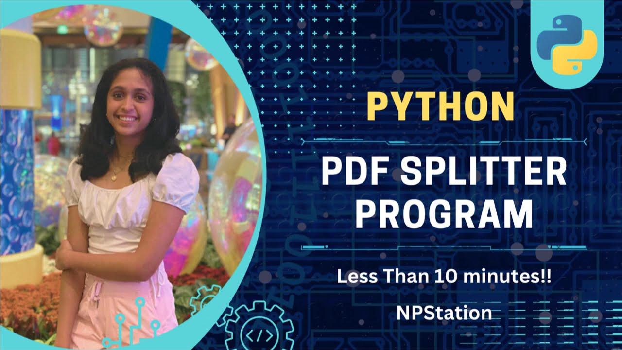 PDF Splitter Program in Python