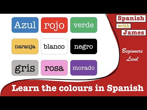 Learn the Colours in Spanish