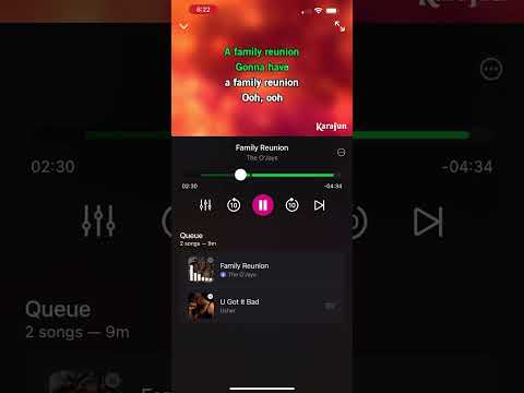Family Reunion Karaoke version