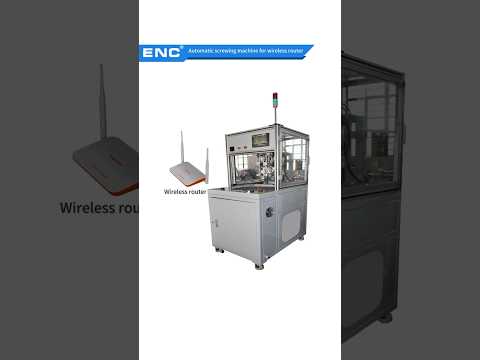 Automatic screw fastening tightening machine for wireless router