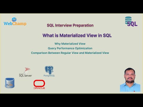 SQL Que 35: What is Materialized View in SQL || Difference Between View and Materialized View in SQL