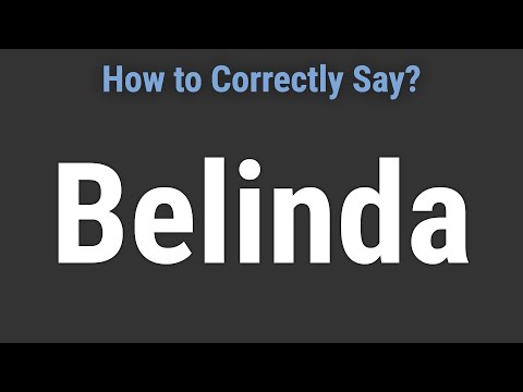 How to Pronounce Name Belinda (Correctly!)