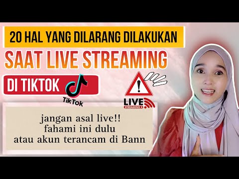 HATI-HATI DI BANN ‼️ INI ATURAN LIVE TIKTOK YANG TERBARU | FAHAMI INI SEBELUM LIVE STREAMING