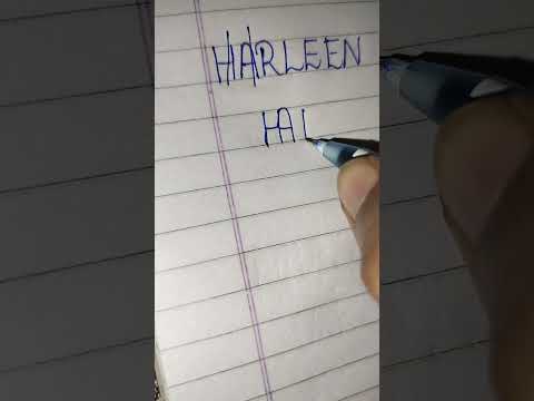 Harleen name logo/ #shorts #ytshorts #nameart #namedesign #harleennamelogo