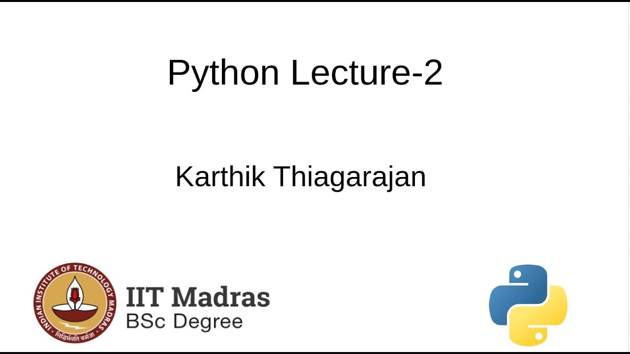 Python Lecture-2