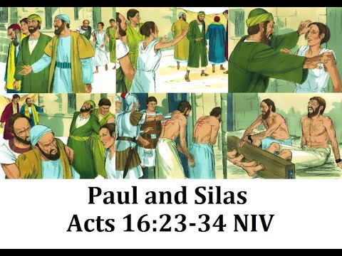 Song based on Acts 16:23-34 NIV