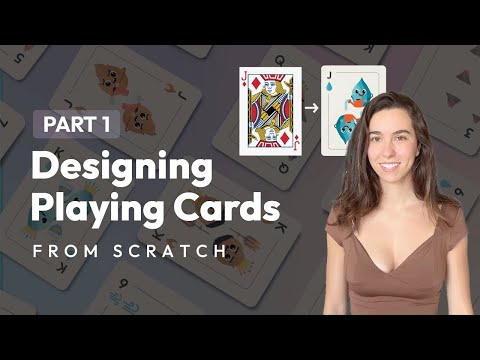 Designing a Custom Playing Card Deck from Scratch | Illustrator Design Process | How To | Part 1
