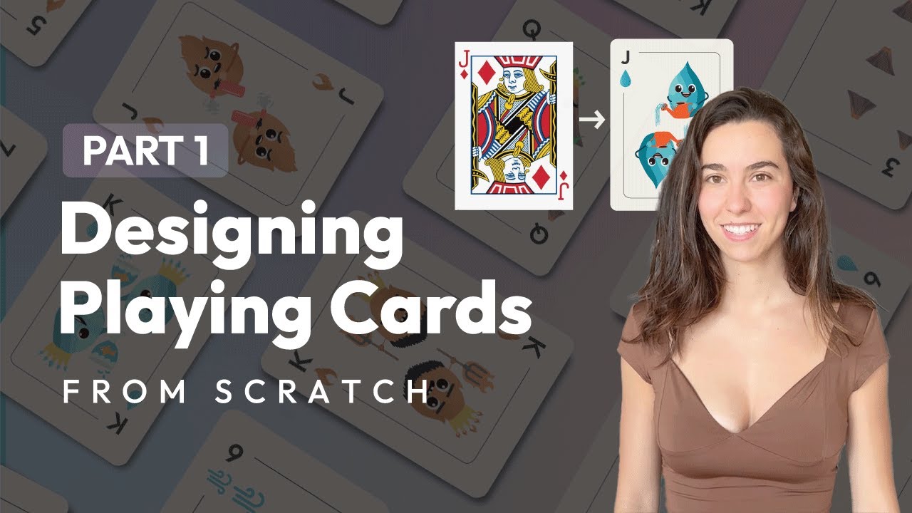Designing a Custom Playing Card Deck from Scratch | Illustrator Design Process | How To | Part 1