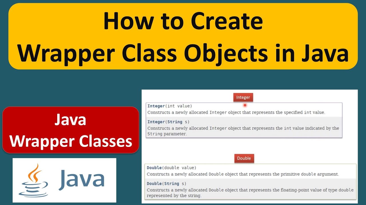 How to Create Wrapper Class Objects in Java | Java wrapper class object creation | Java Tutorial