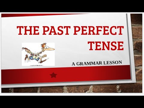 English grammar - Past Perfect Tense - online ESL lesson tutorial
