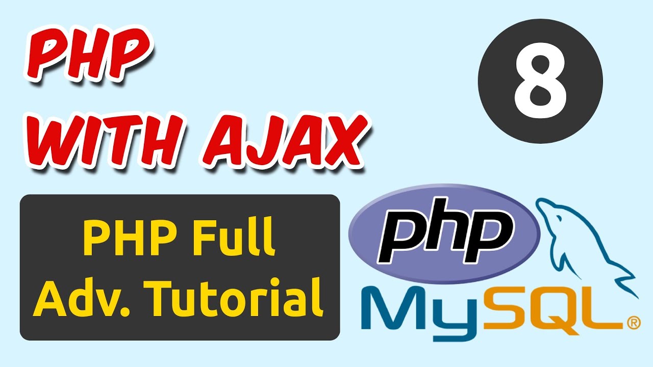 PHP with AJAX | PHP Tutorial | Ch - 8